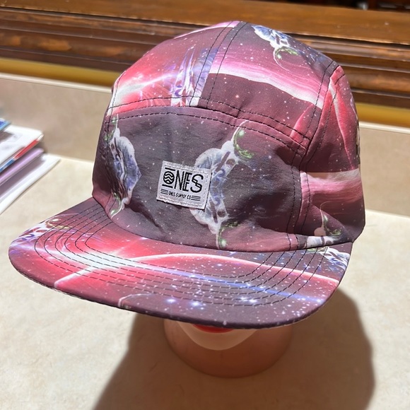 one supply | Accessories | Galaxy Print 5 Panel Hat Adjustable Back ...